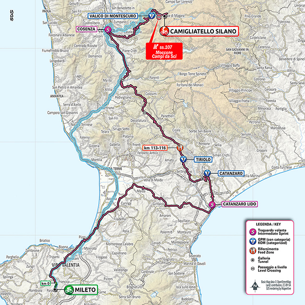 2020 Giro d'Italia stage 5 by BikeRaceInfo