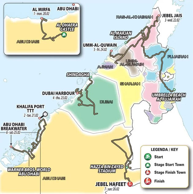 2023 UAE Tour by BikeRaceInfo