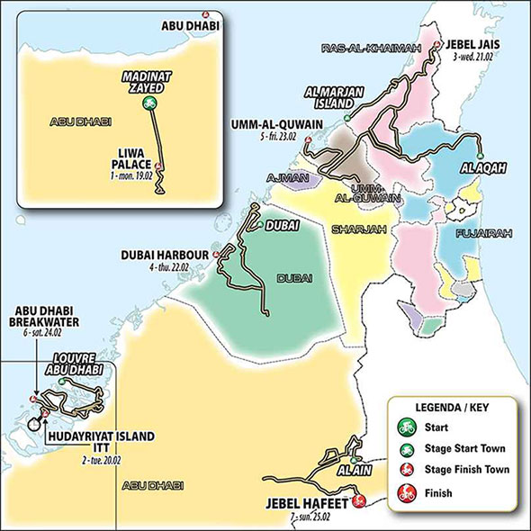 2024 UAE Tour by BikeRaceInfo