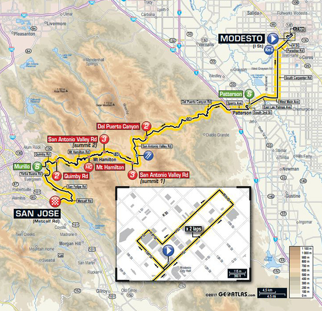 2017 Tour of Califonia by BikeRaceInfo